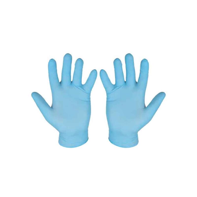 Luva Nitrílica Sensi Soft Azul Descartável sem Talco - Volk